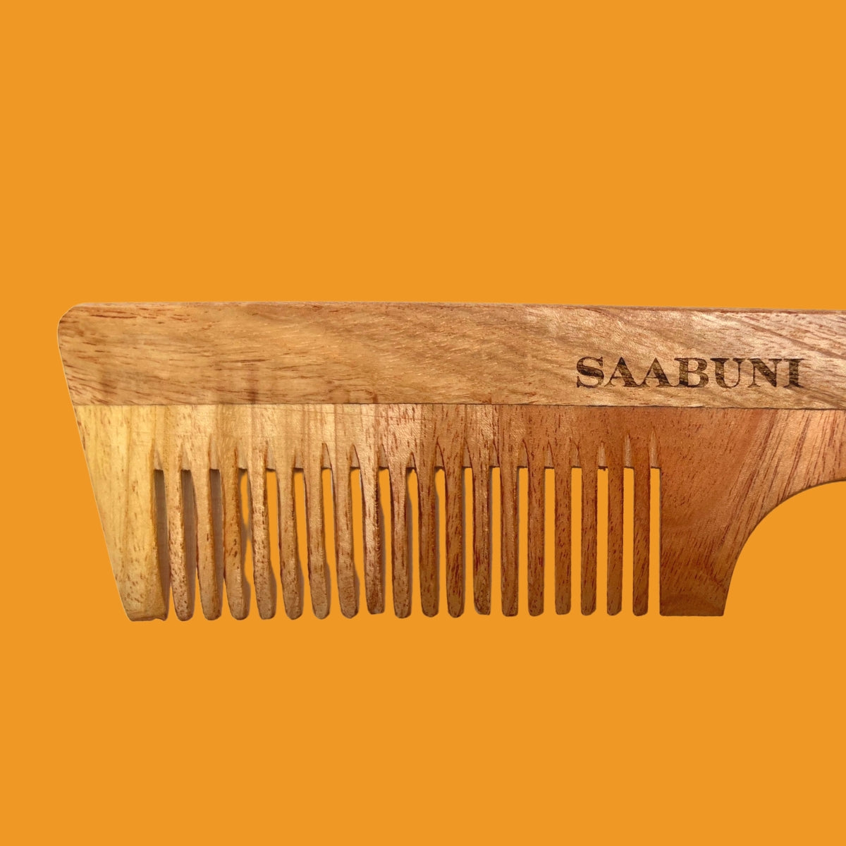 Dual-Tooth Ayurvedic Neem Comb – Saabuni