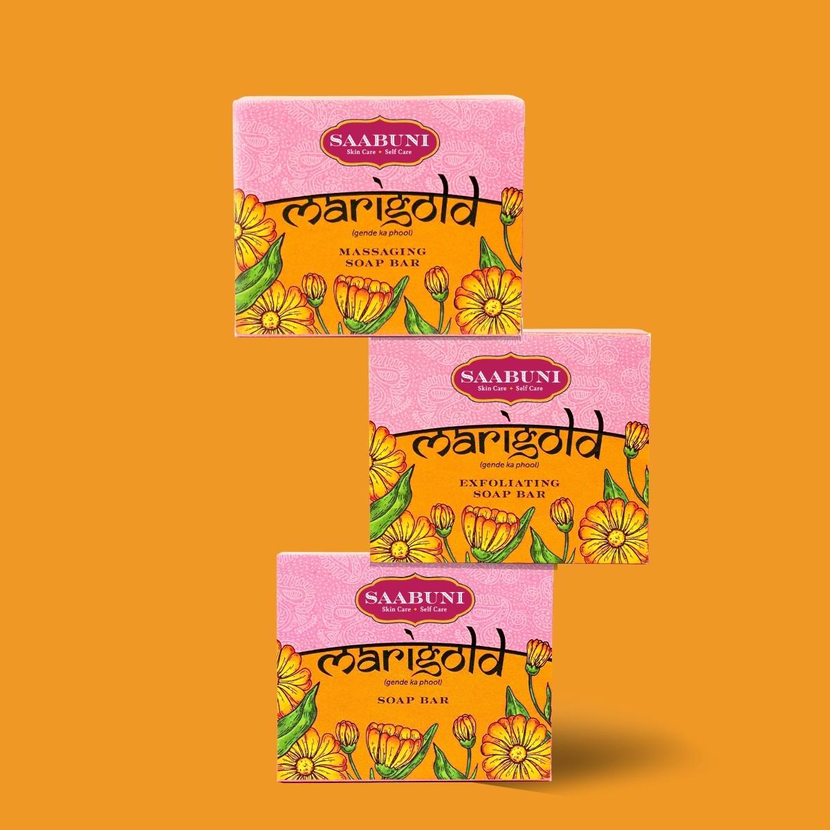 Marigold Hand made Indian Soap Bar with 100% Natural ingredients – Saabuni