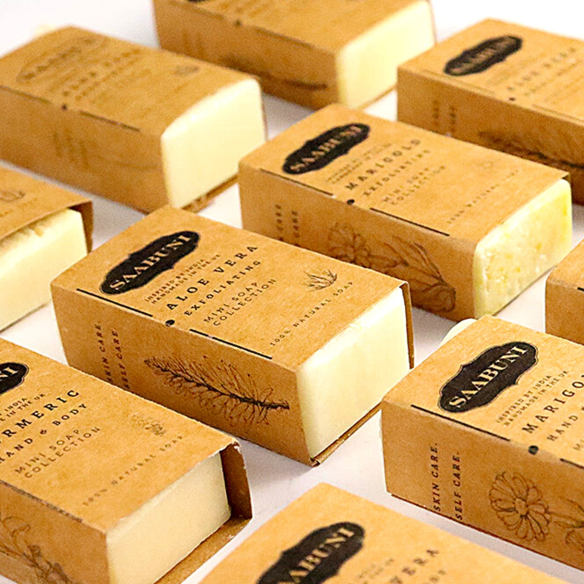 Mini Hand & Body Soap Bar Trio – Saabuni